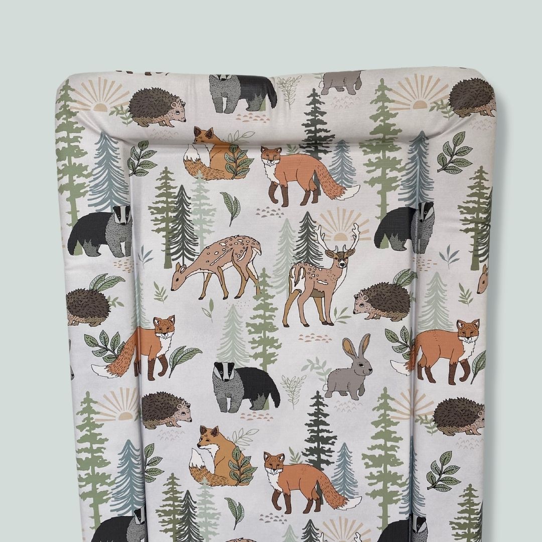 Standard Changing Mat | In The Forest Woodland | The Little Bumble Co