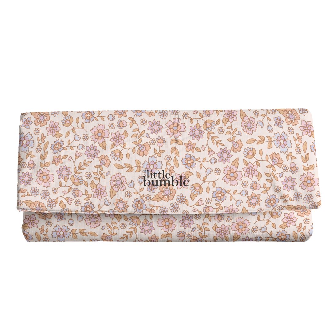 Travel Baby Changing Mat | Floral Girls Nursery | The Little Bumble Co