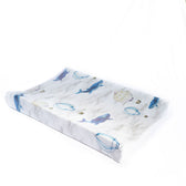 Anti Roll Wedge Changing Mat | Up In The Clouds | The Little Bumble Co
